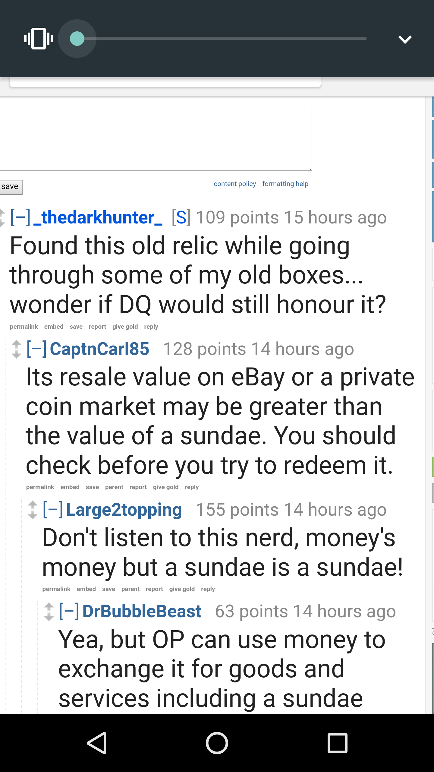 What to do with this old DQ token? | Scrolller