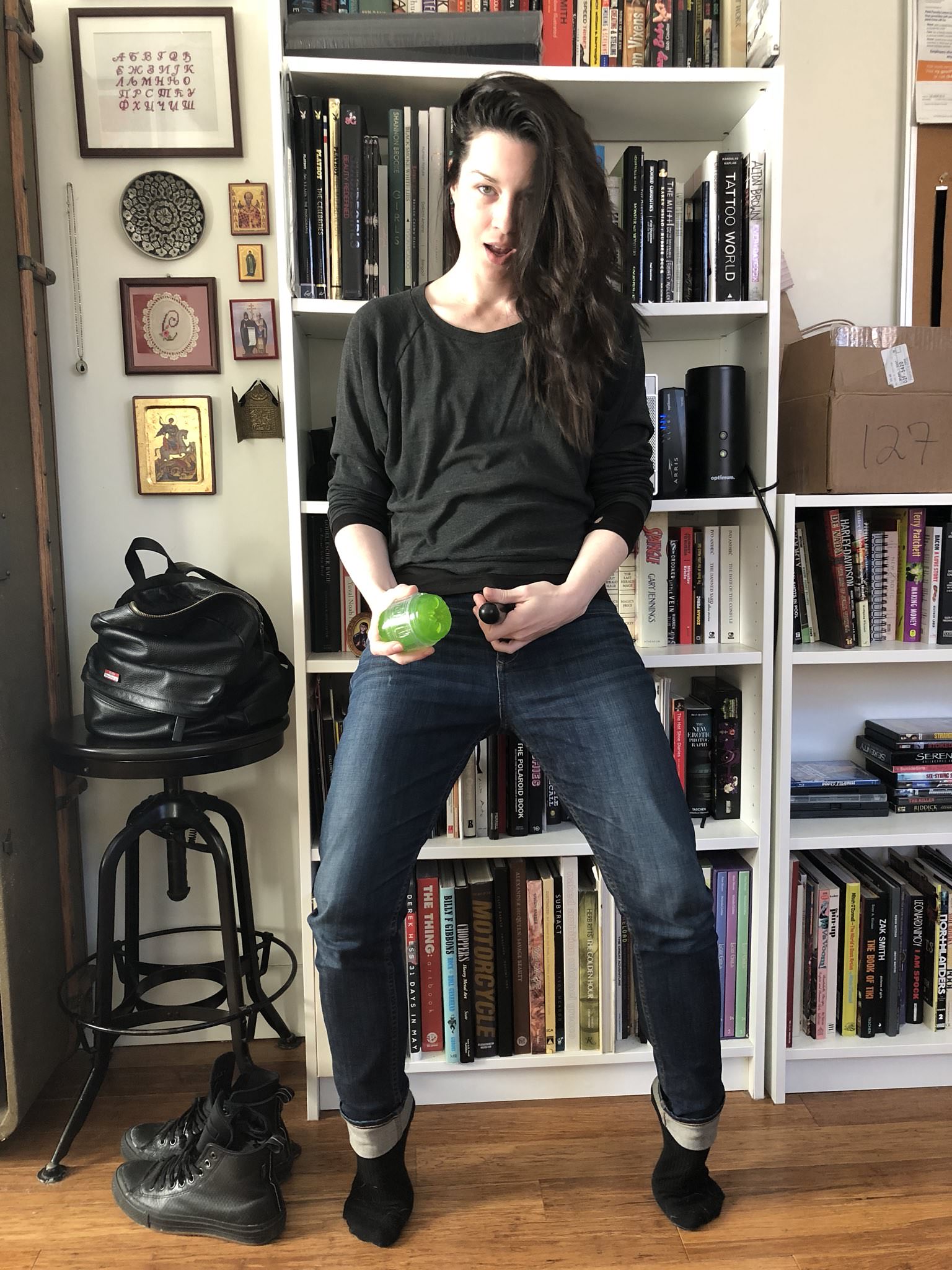 What's the best book in her bookcase? | Scrolller