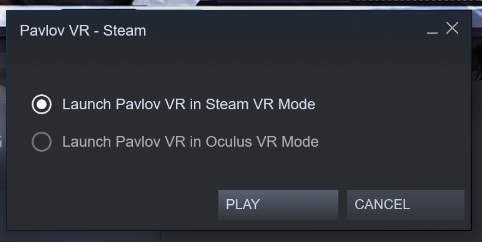 what's the difference between "Launch in Steam VR Mode" or "Launch in Oculus VR Mode"? | Scrolller