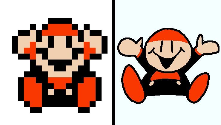 When I was youger I always saw Mario's death sprite as mario doing a ...