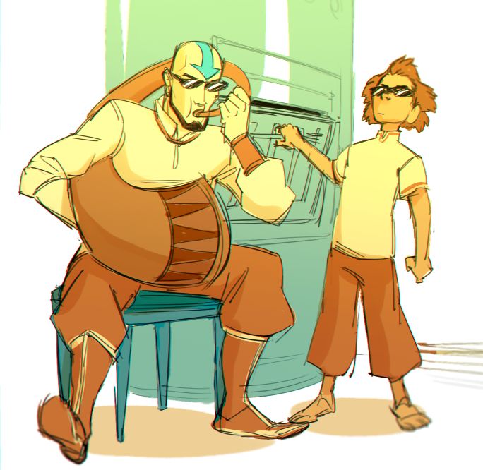 When Katara Isnt Home Scrolller