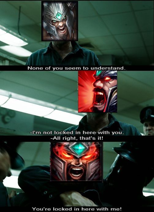 When New Mordekaiser players Ults Tryndamere | Scrolller