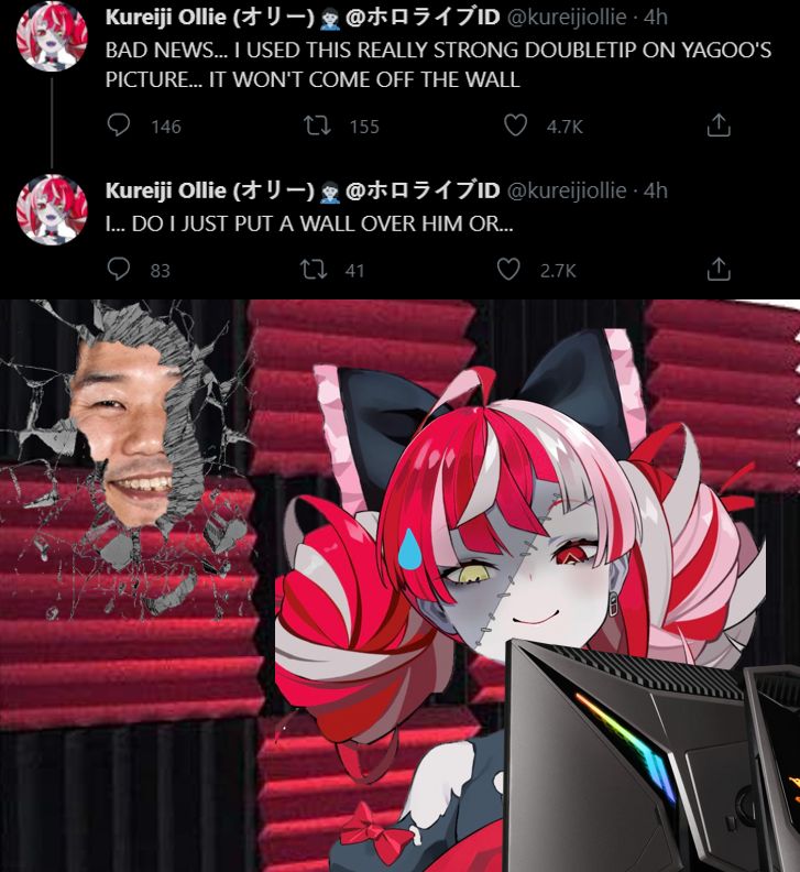 When Ollie's wall starts to crack | Scrolller