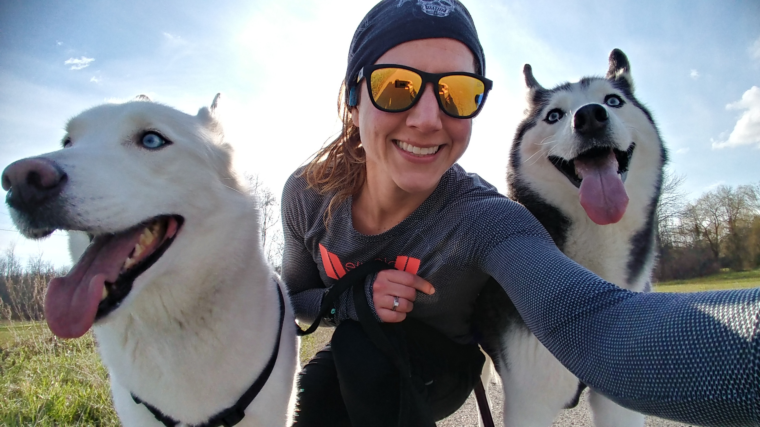 When Social distancing means no group runs with humans.Time to hit the trails with these good ...