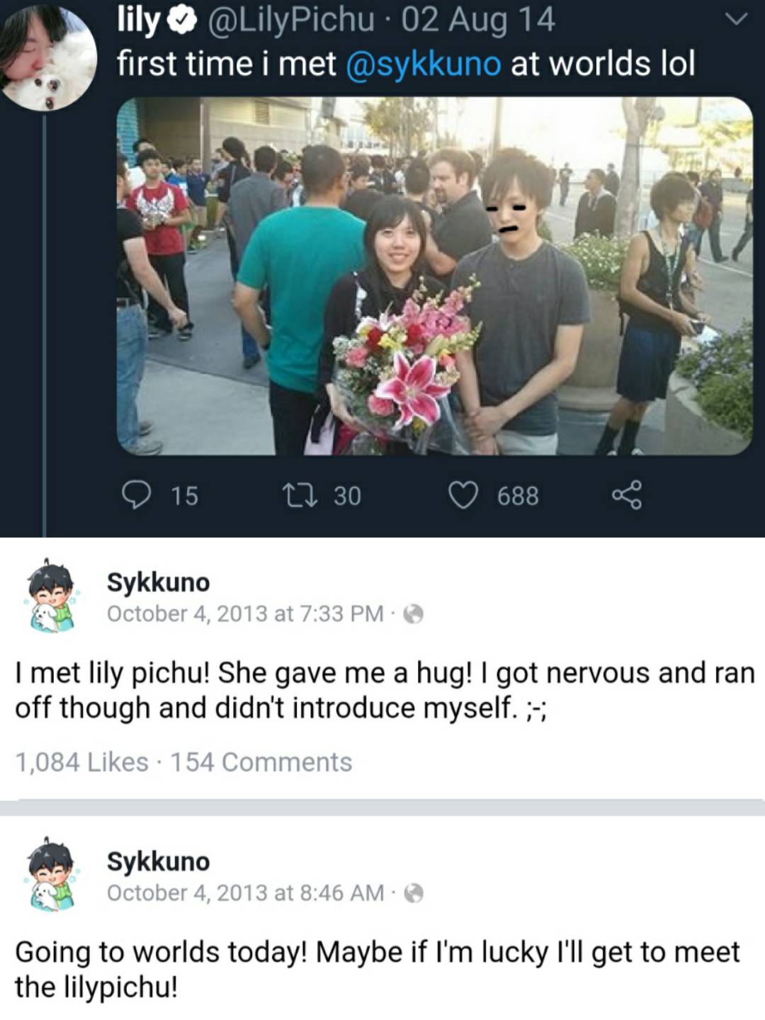 When sykkuno and lily met for the first time | Scrolller