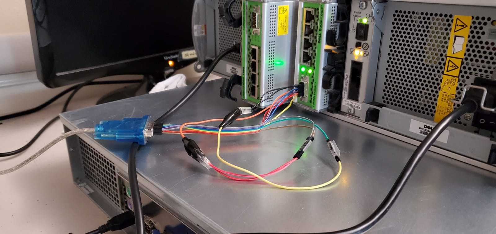 When you need a serial cable, but you are beyond buying serial cables | Scrolller