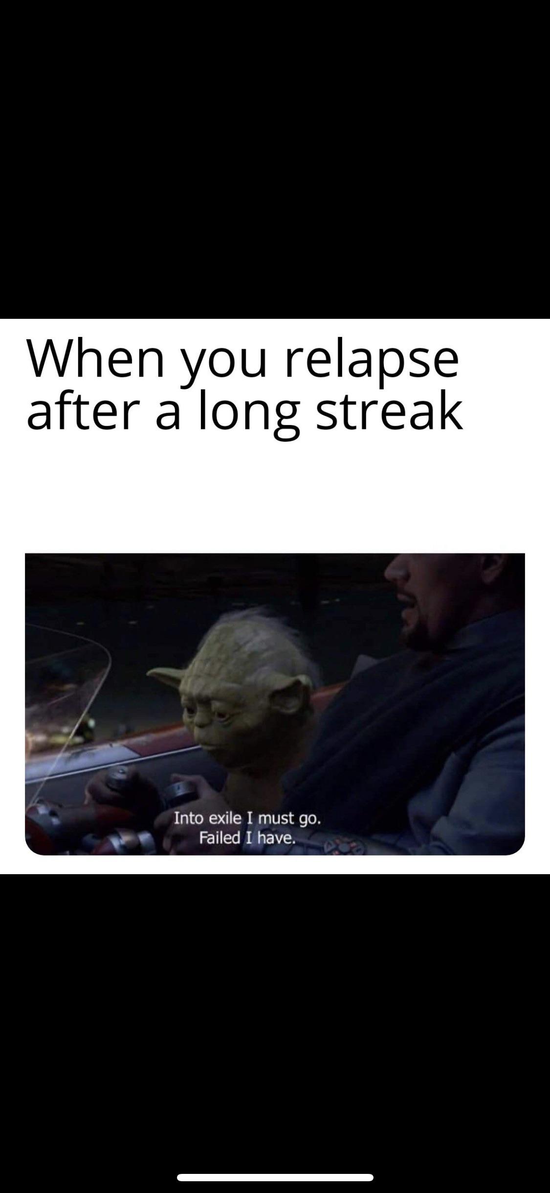 When you relapse | Scrolller