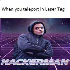 When you teleport in laser tag | Scrolller