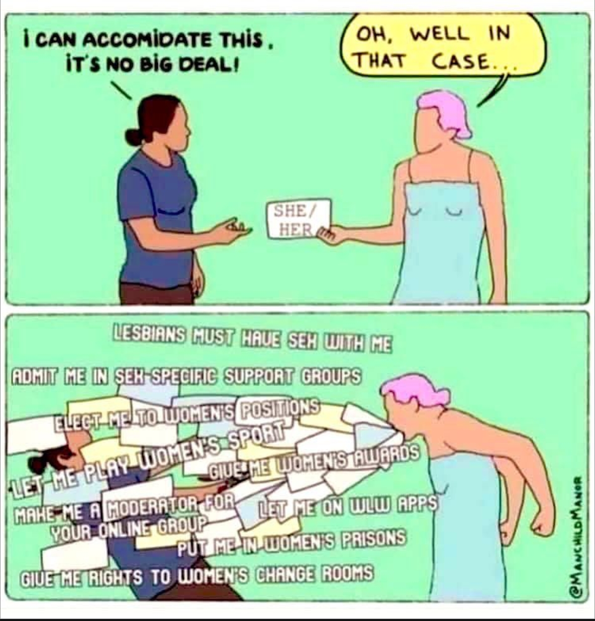 When you try to accommodate | Scrolller