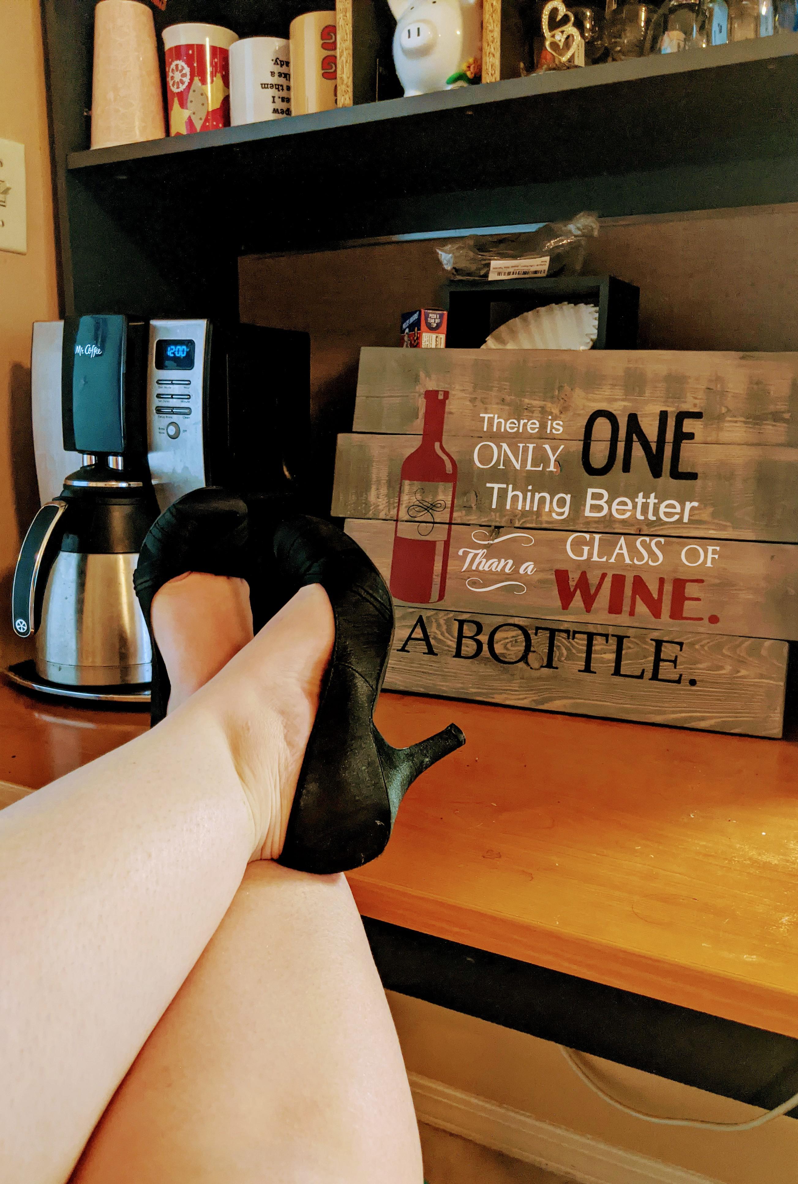 Which one would you pour me? Coffee or wine? | Scrolller