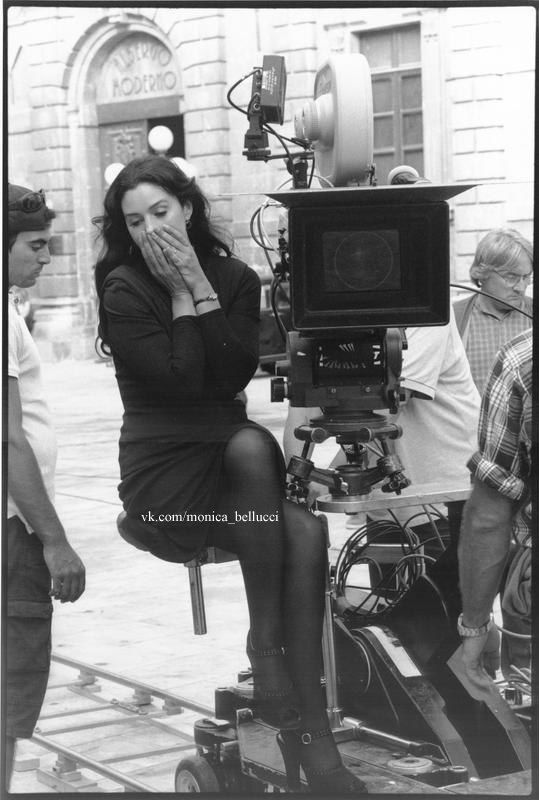 While shooting Malena. | Scrolller