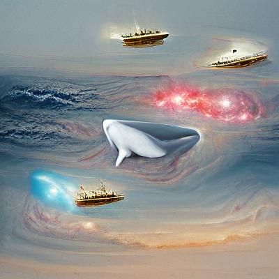 White Whales transcending the Universe | Scrolller