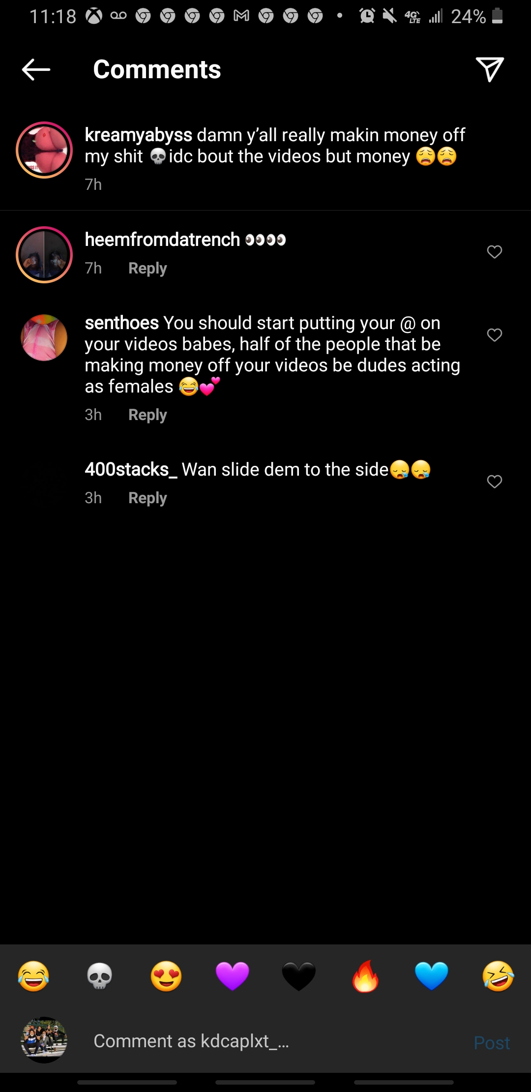 Who been selling shit of her ?? | Scrolller