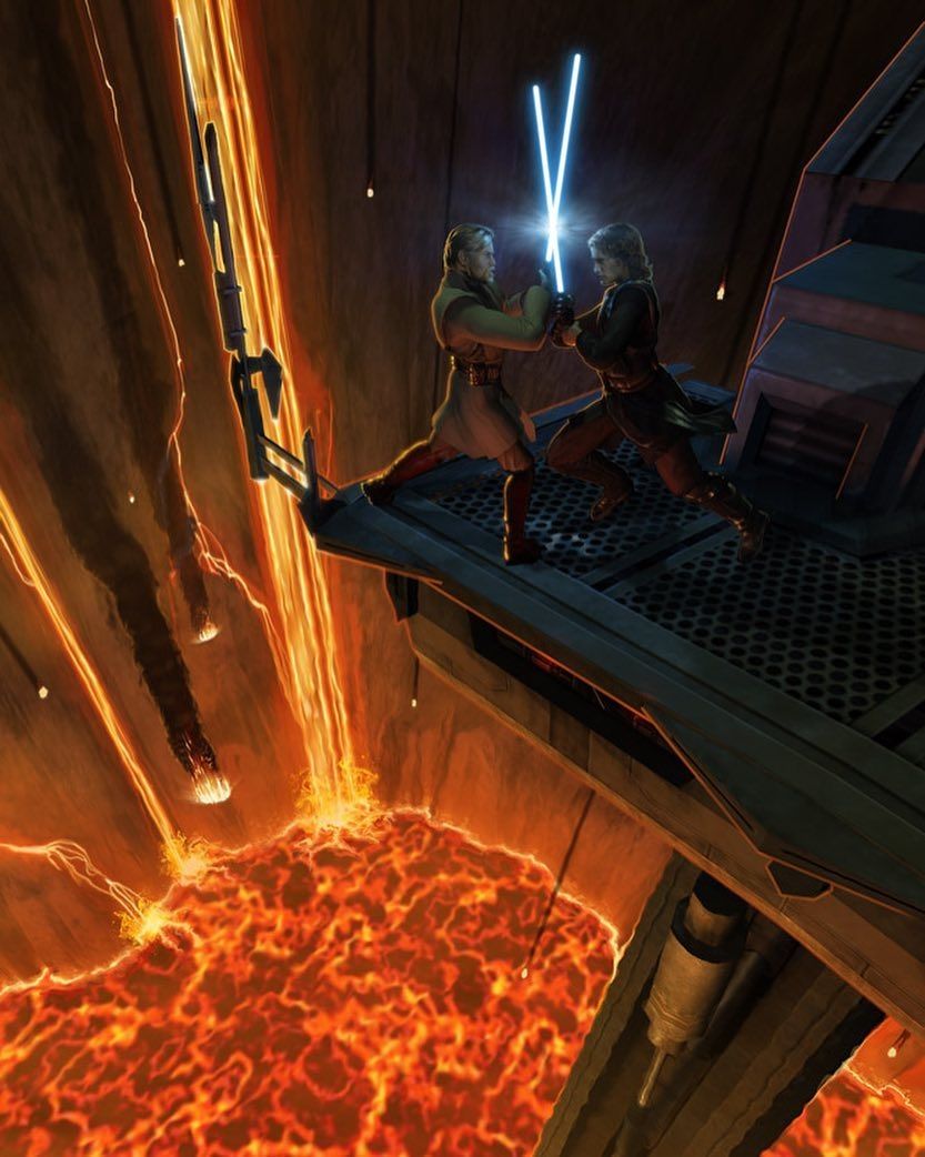 Who else loved the battle between Anakin Skywalker and Obi-Wan Kenobi? | Scrolller