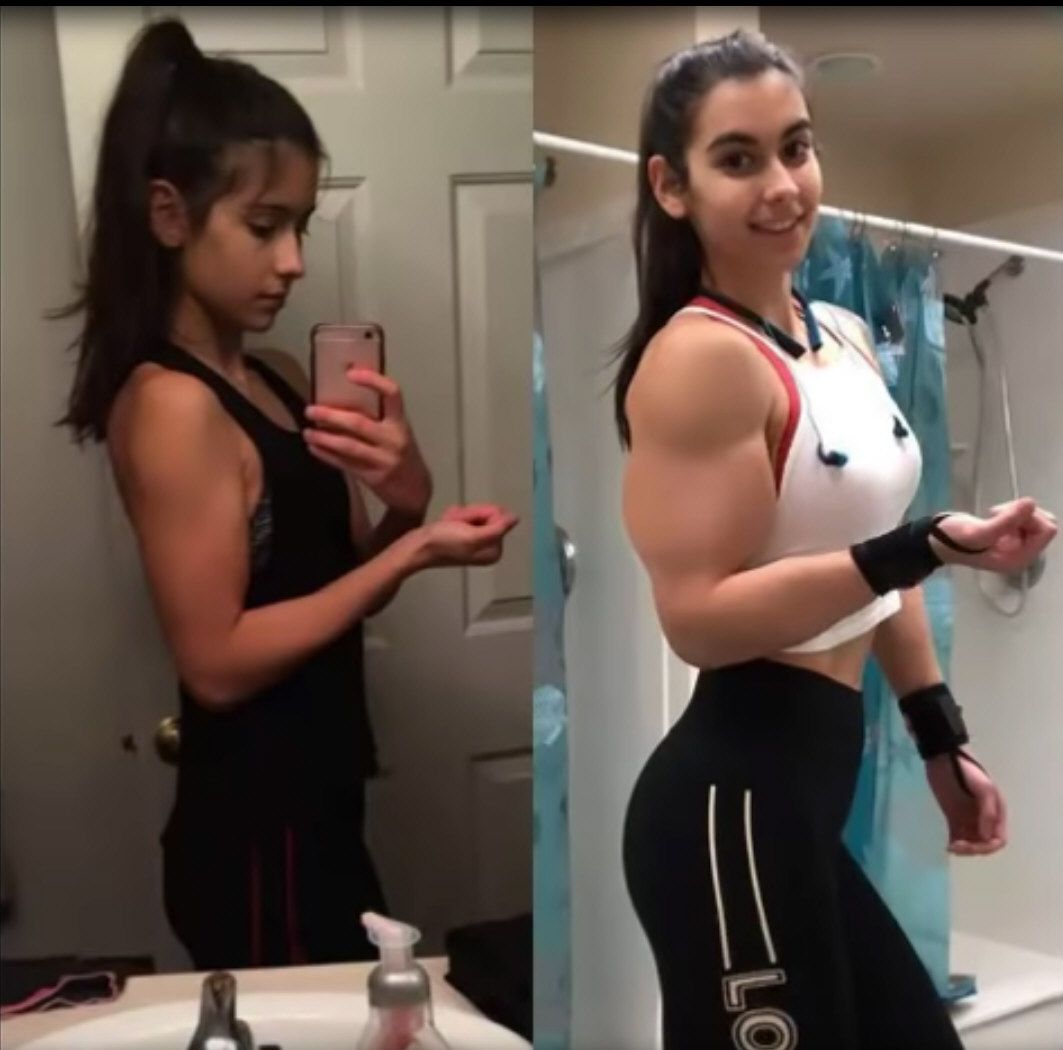 Who is she? (muscle growth) | Scrolller