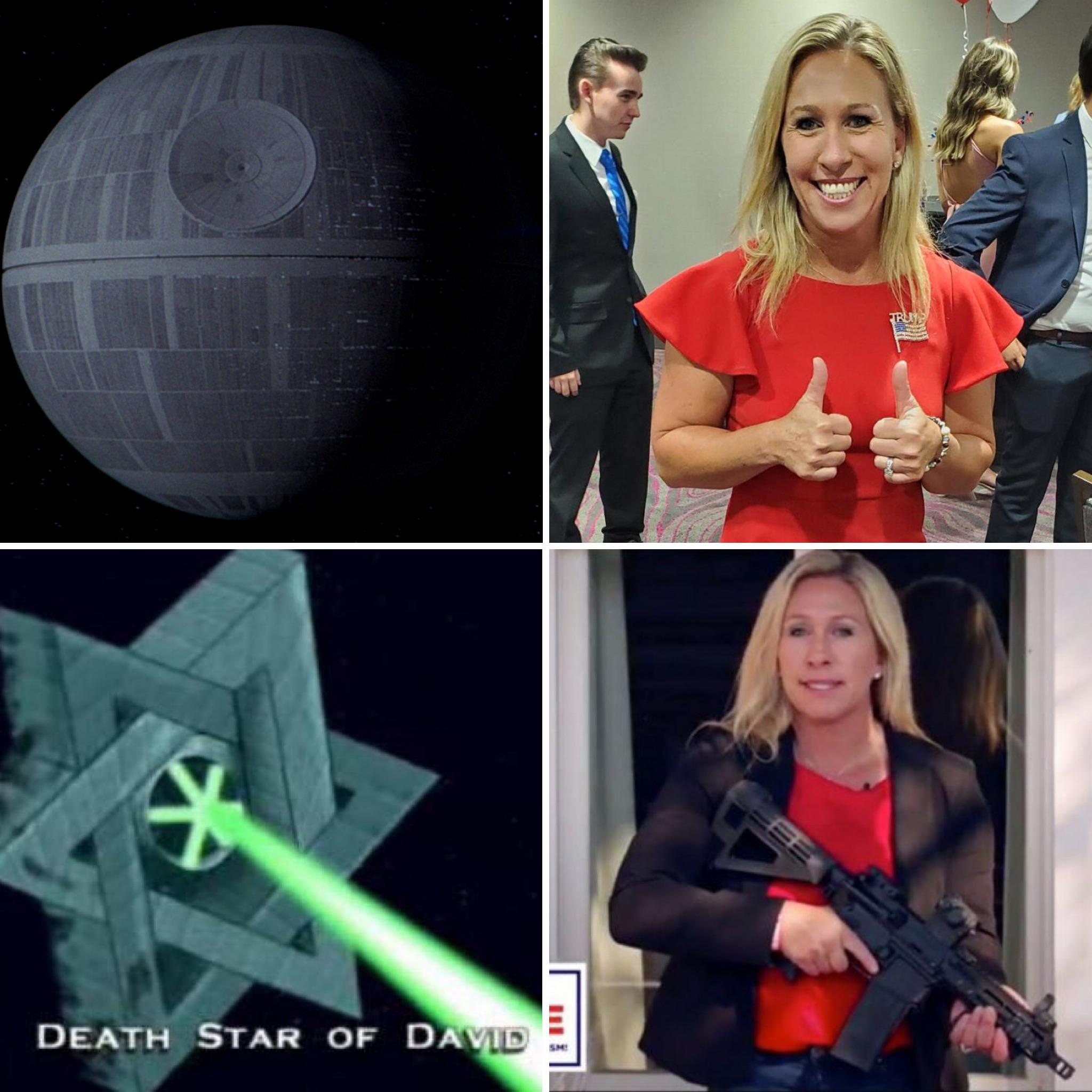 Who told her about the Death Star of David?! | Scrolller