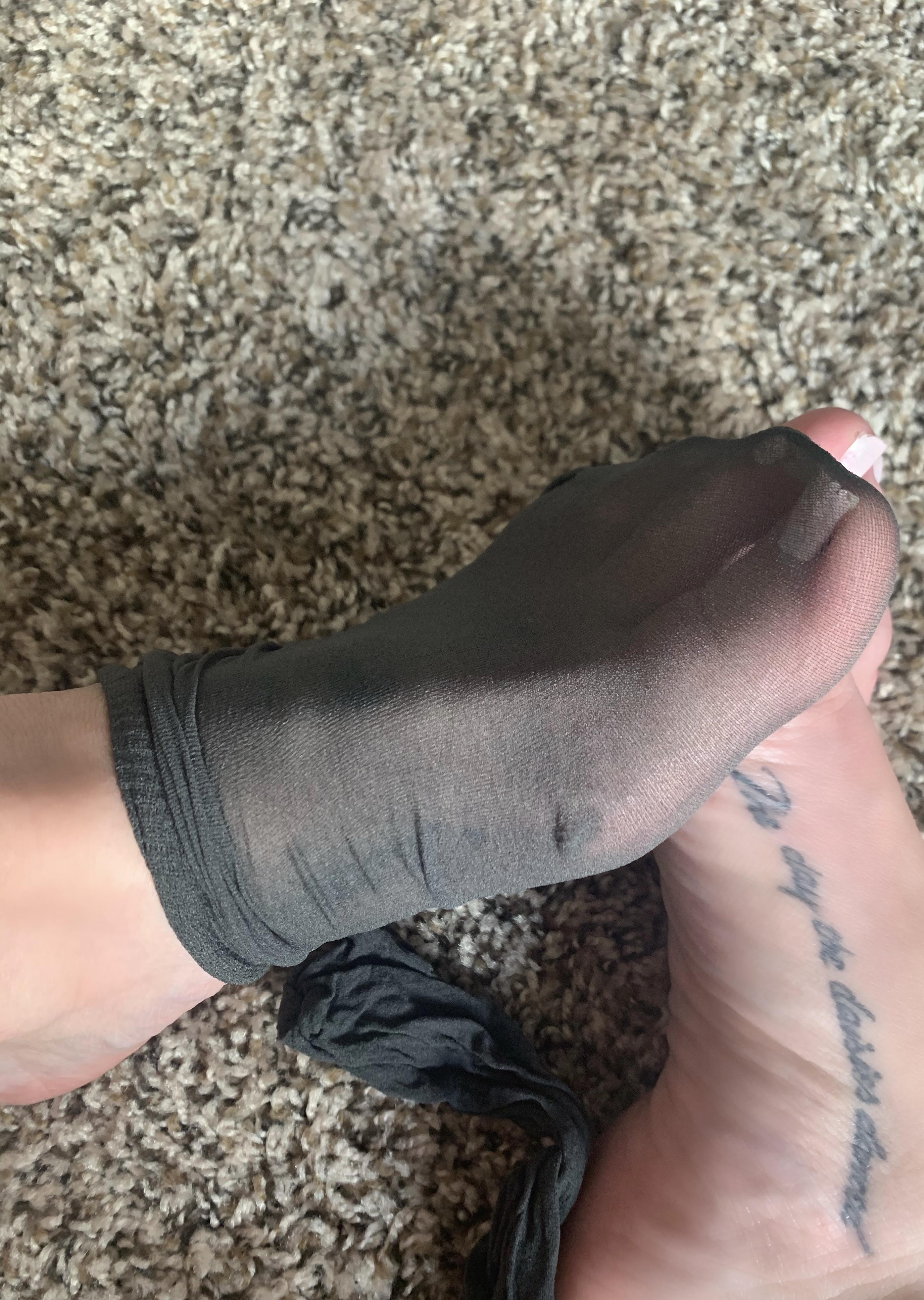 Who wants my smelly sheer black socks 💕 | Scrolller