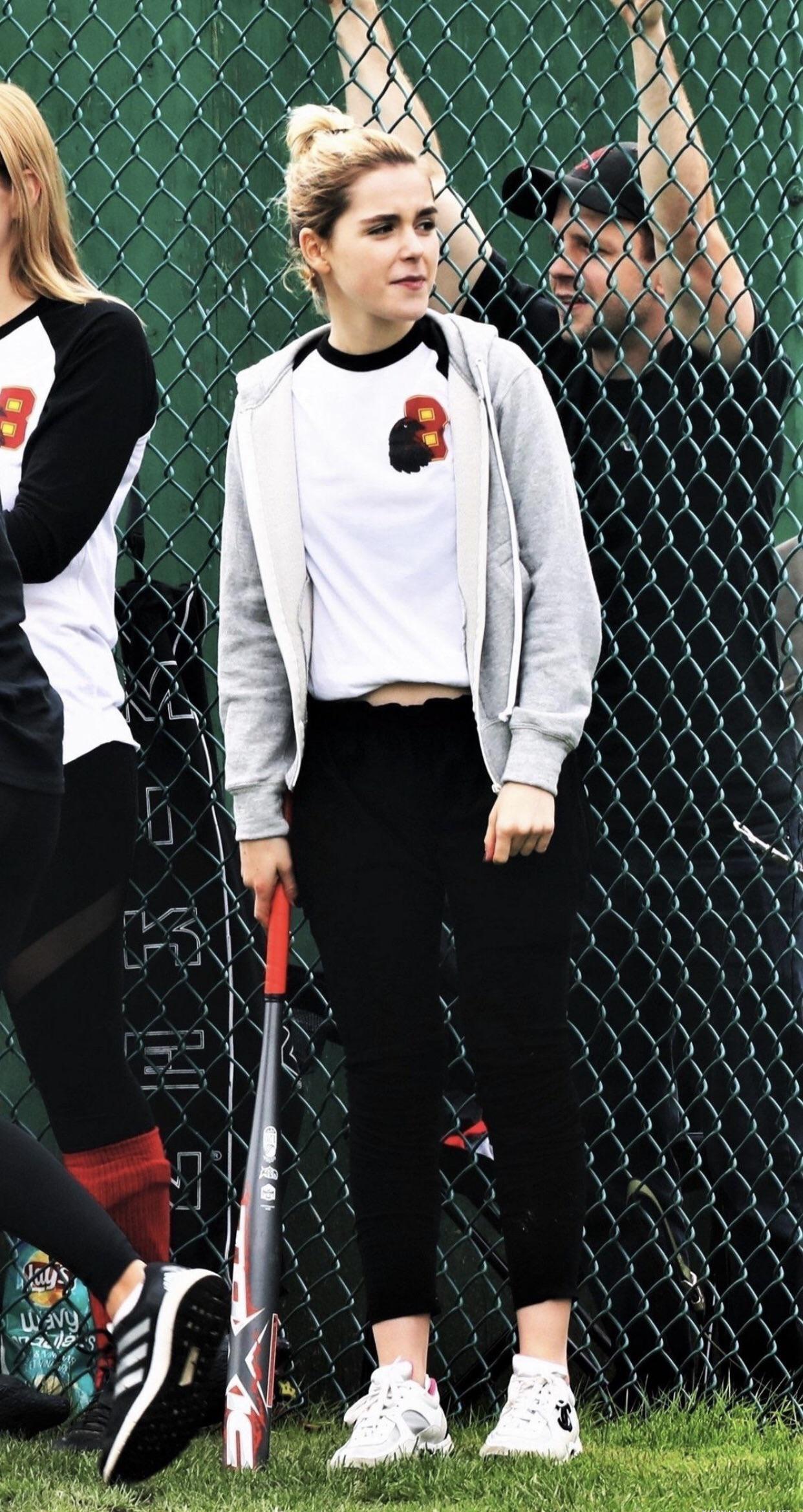 Who wants to play with Kiernan Shipka at softball practice? | Scrolller