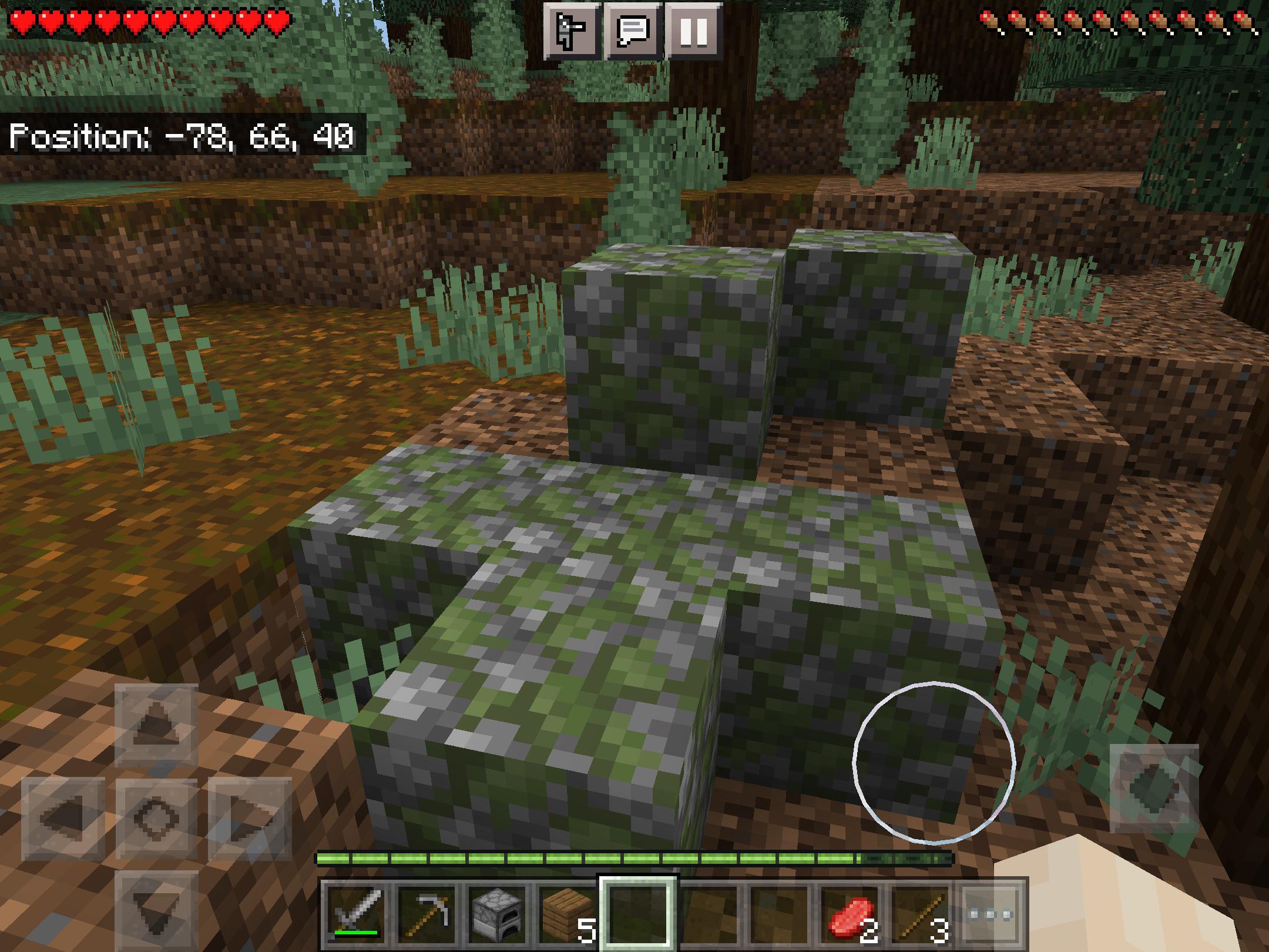 Why do these mossy cobblestone “rocks” appear all over? | Scrolller