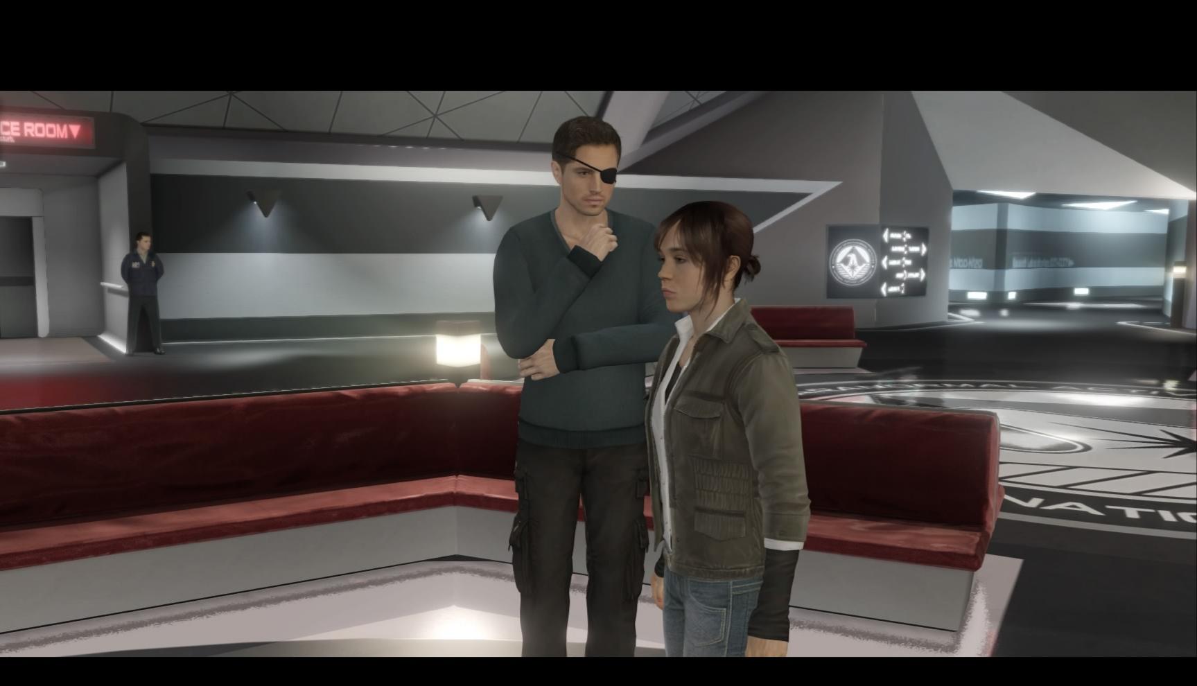 Why does he give you this intense stare after the cutscene.. | Scrolller