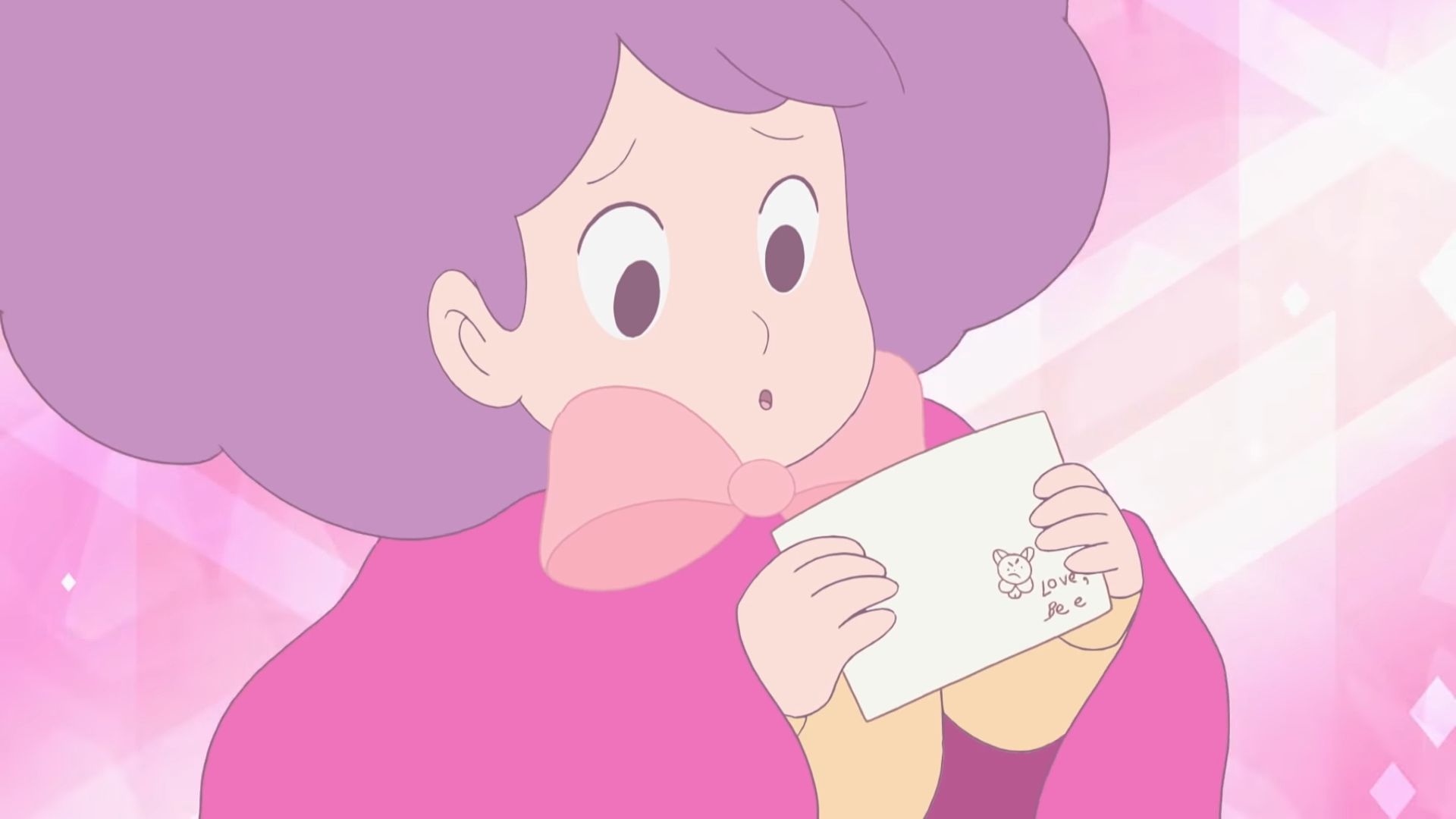Why does the back of the photo say "Love, Bee" with a drawing of Puppycat?? | Scrolller