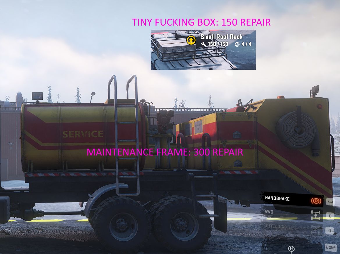 Why is the Maintenance Frame only 300 repair??? | Scrolller