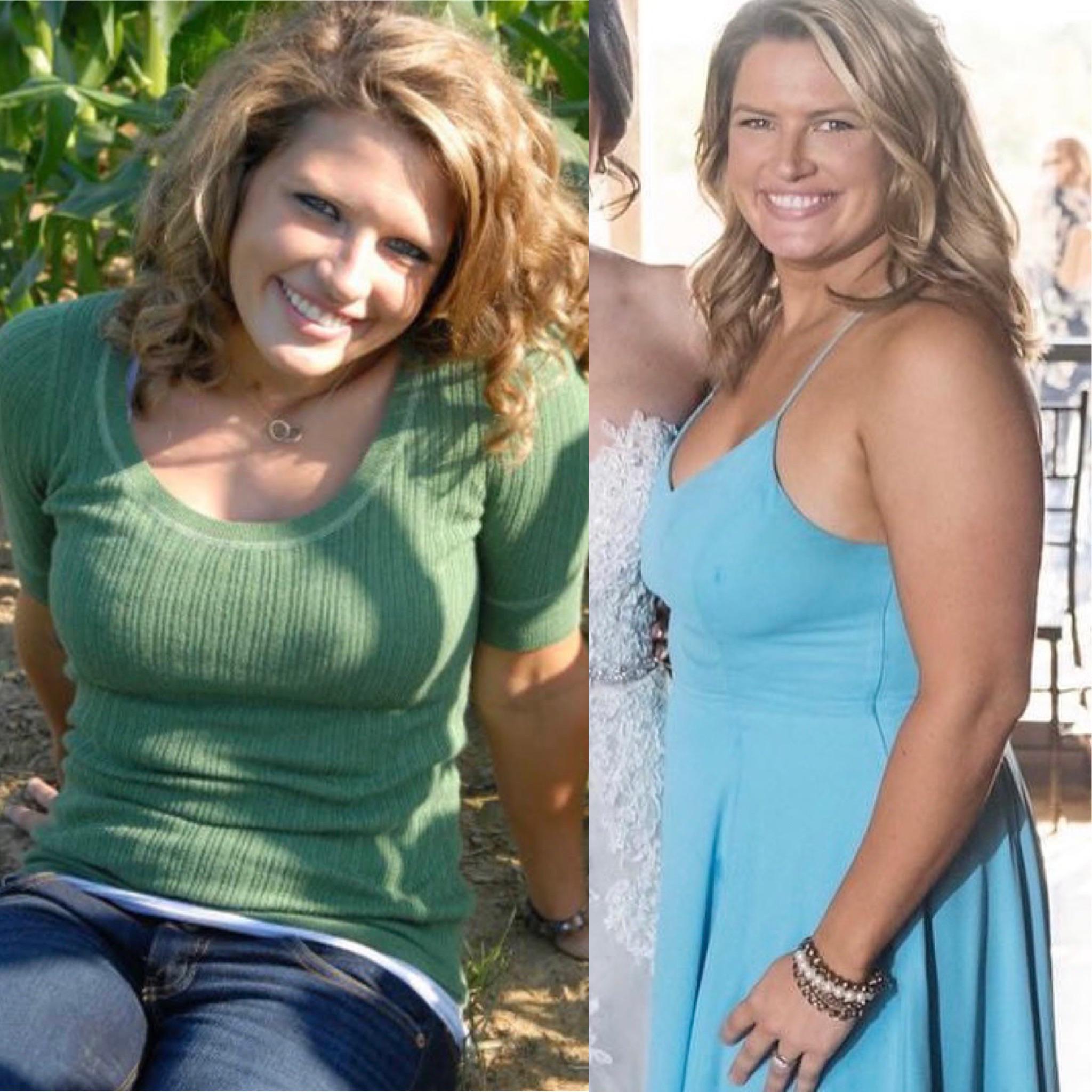 Wife at 18 and ten years later. She loves letting those big tits of hers hang😈 | Scrolller