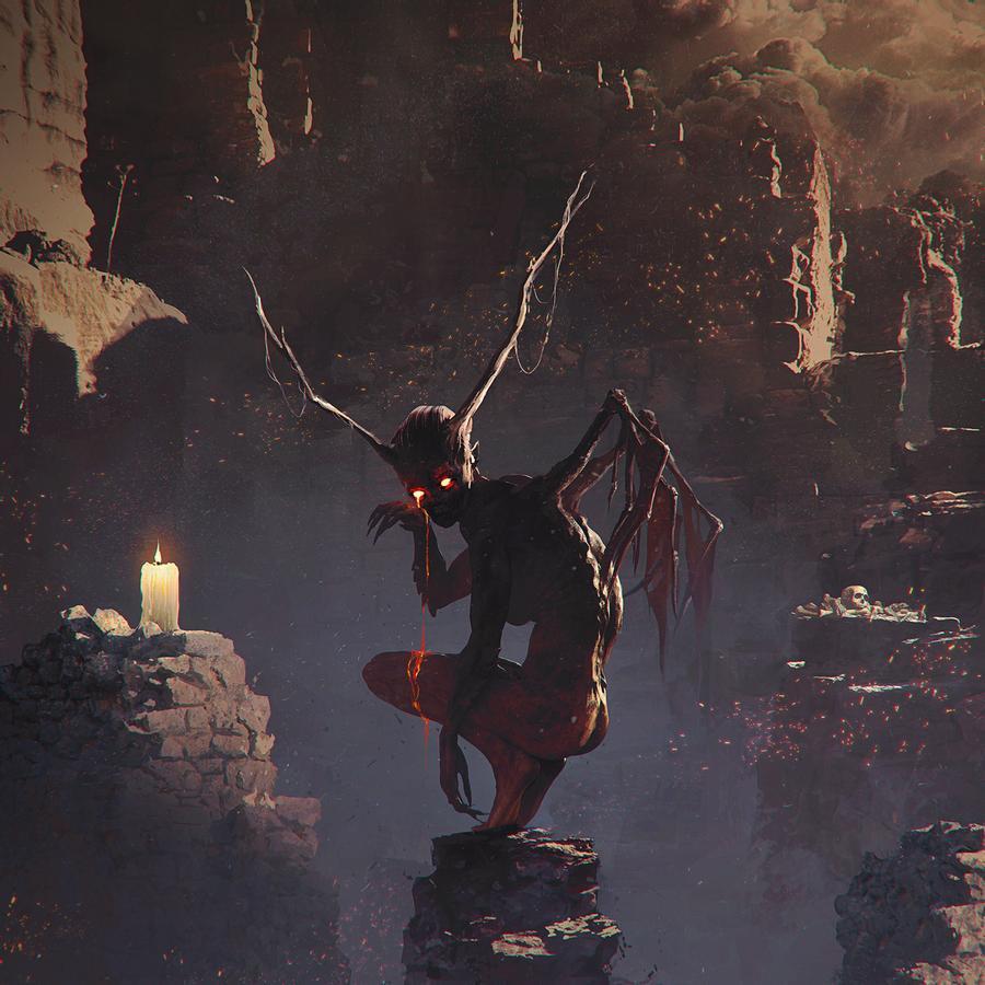 Wingless Demon by Roger Creus | Scrolller