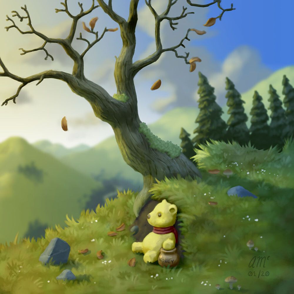 Winnie the Pooh by Andrew McIntosh | Scrolller