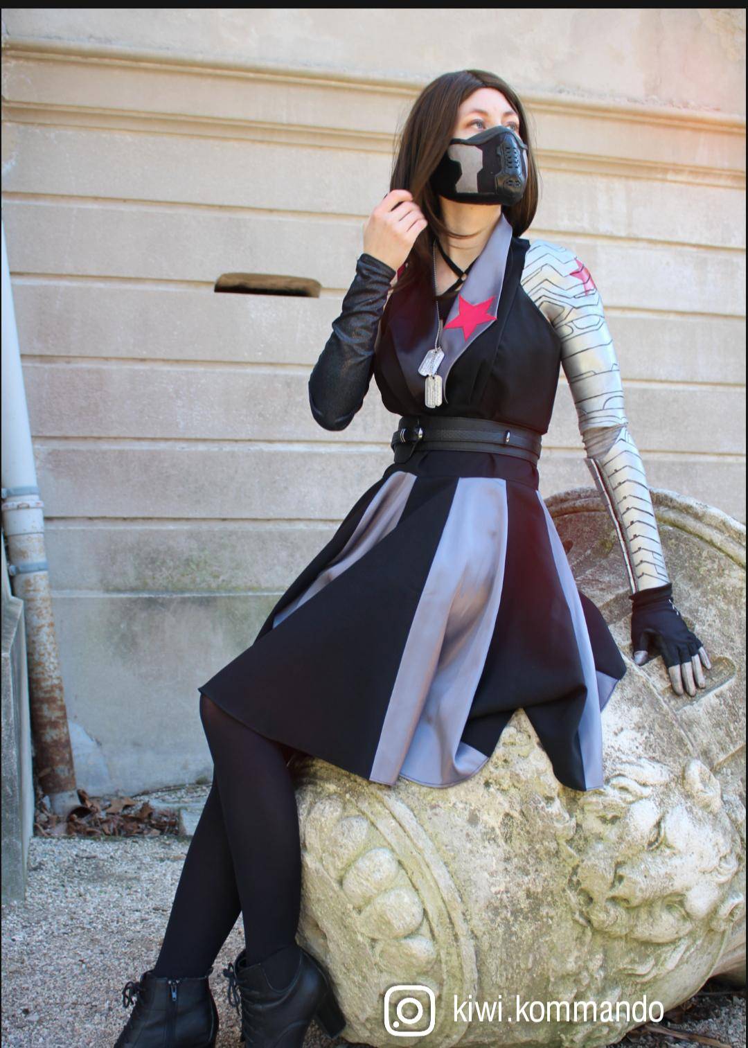 Winter soldier cosplay, but in a dress 🤔 | Scrolller