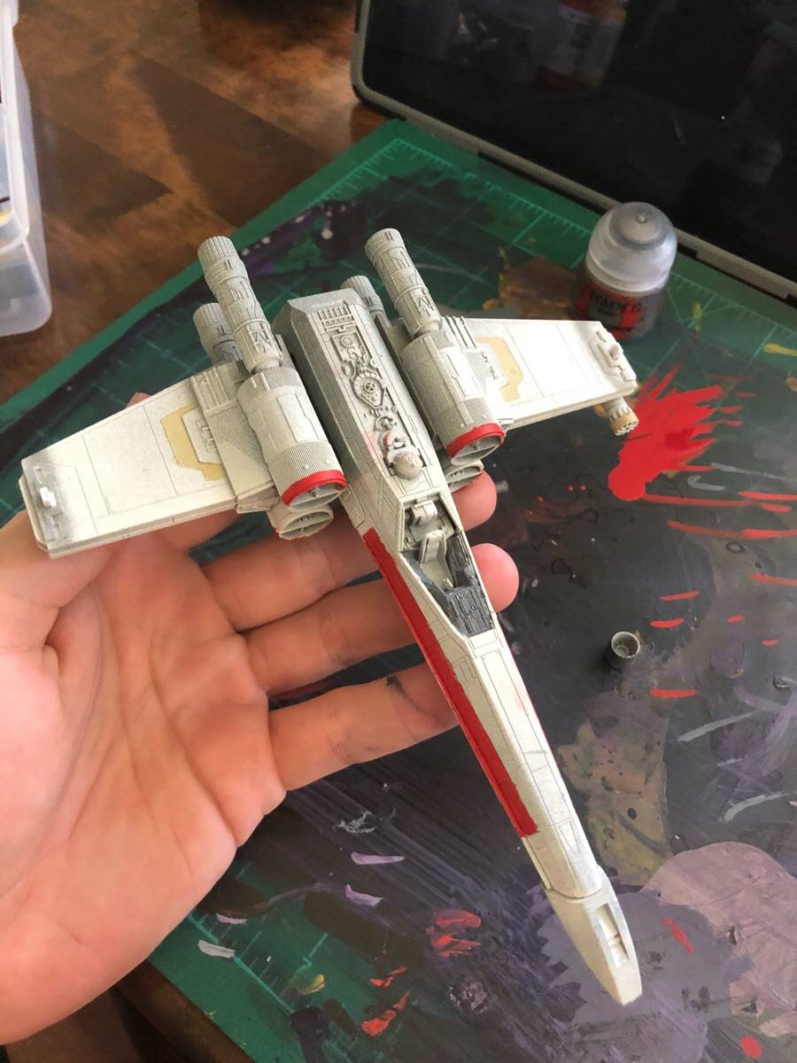 WIP Bandai T-65 X wing | Scrolller