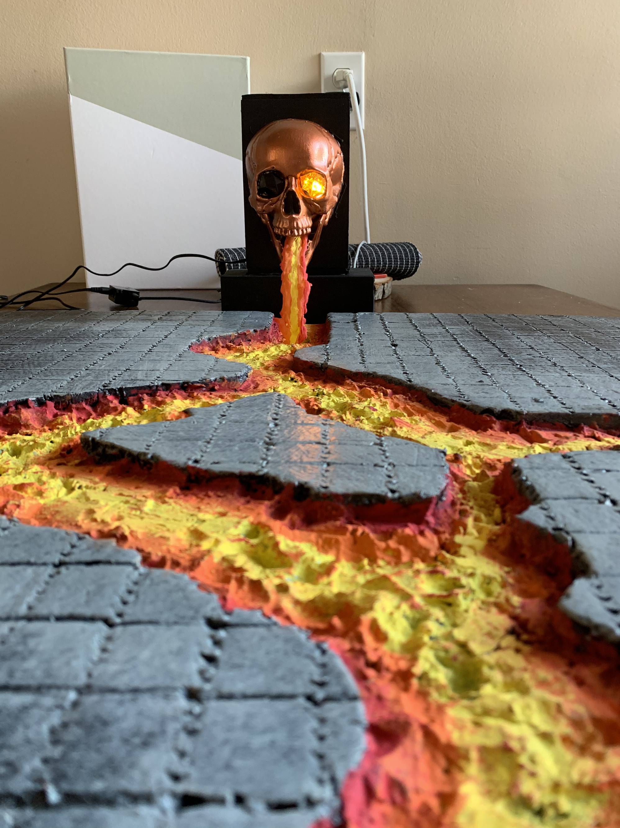 WIP Lava terrain board | Scrolller