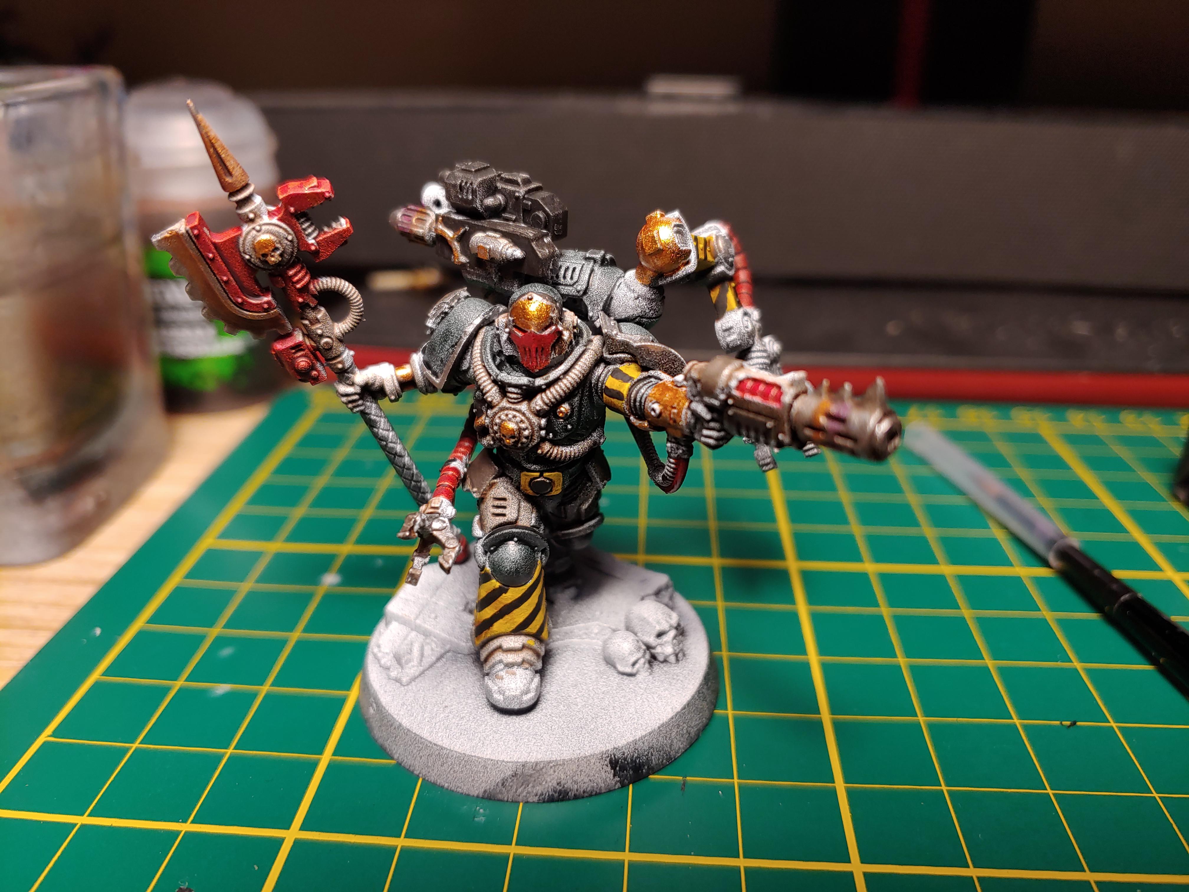 WIP Warpsmith kitbash from a Primaris Techmarine | Scrolller