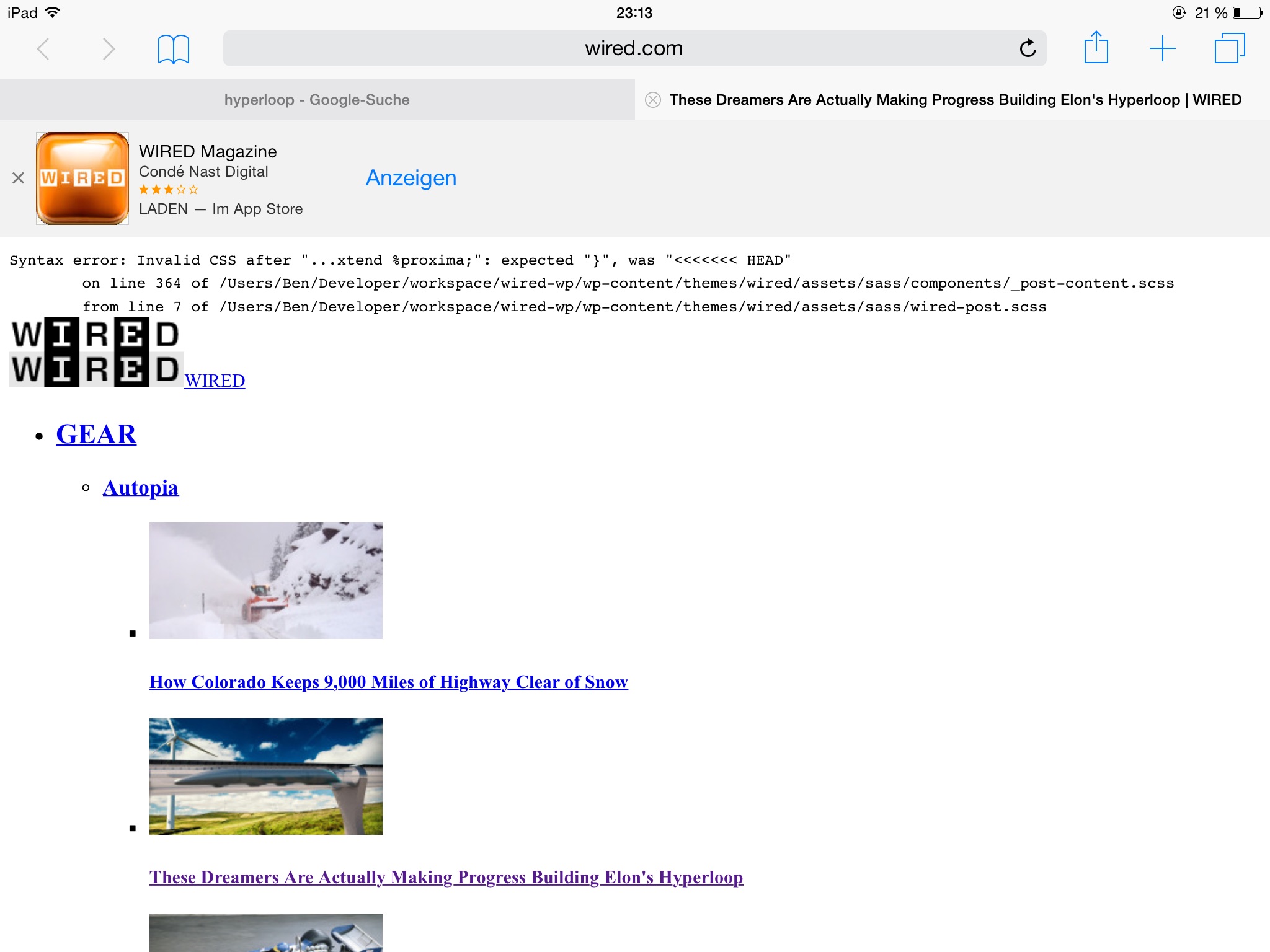 Wired's major git fuckup | Scrolller