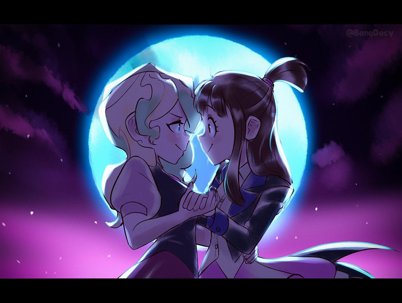 Witchy Romance Mashup [Little Witch Academia in the style of The Owl House] | Scrolller