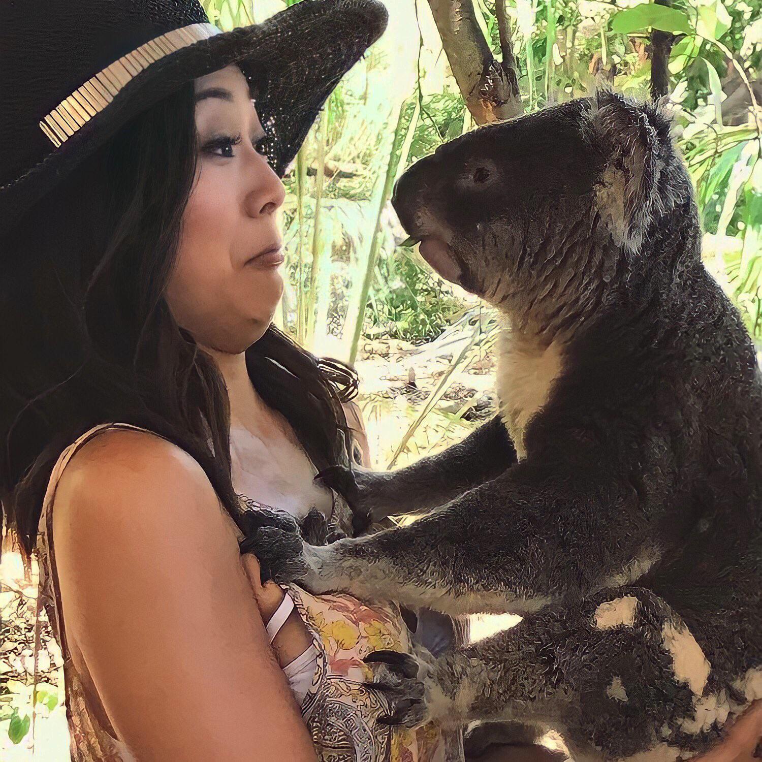 With A Koala | Scrolller