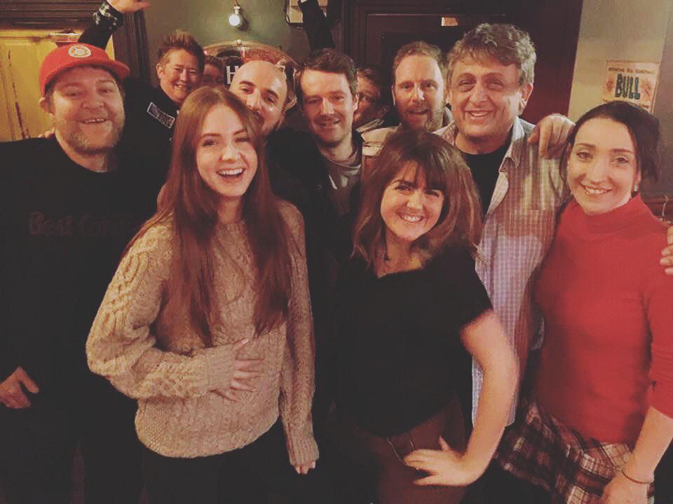 With her fellow acting students | Scrolller