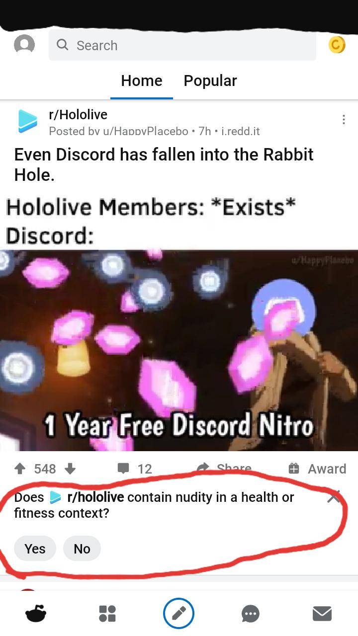 With memes and the belly appreciation posts I have a feeling we are messing with Reddit's ...