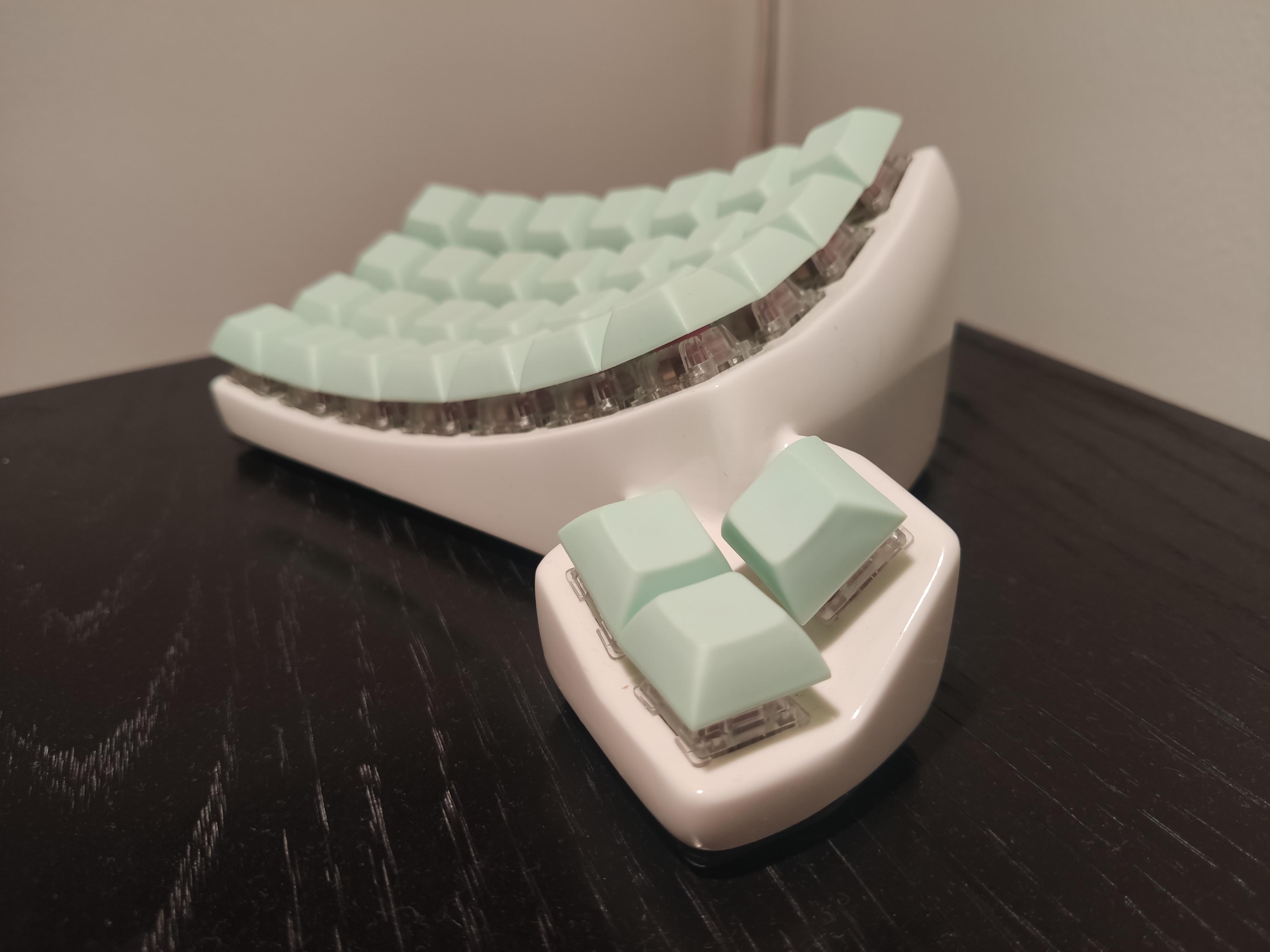 Wokpan: My 3d-printed split curved wireless keyboard | Scrolller