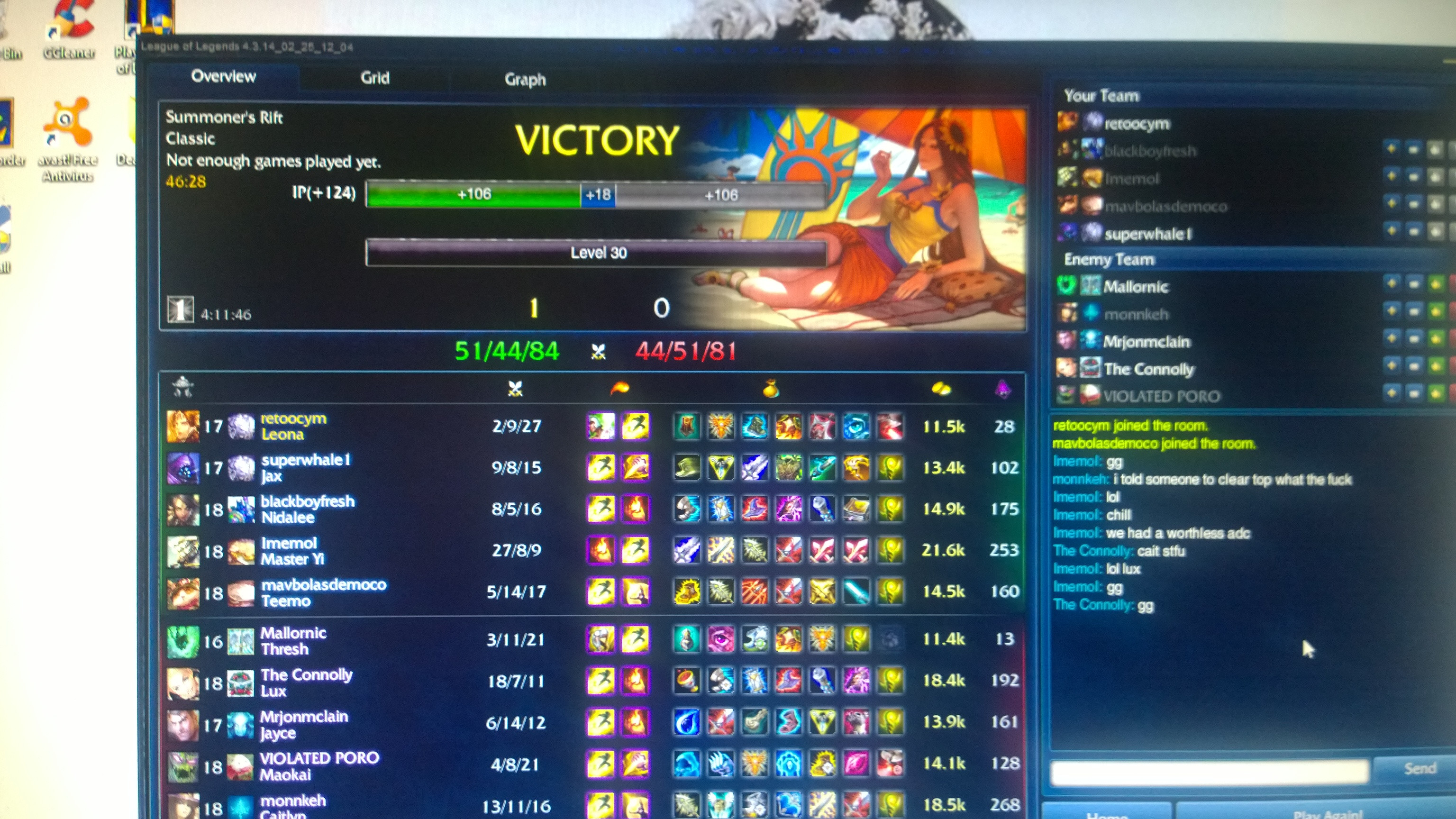 Won my first ranked game, hopefully it continues! | Scrolller