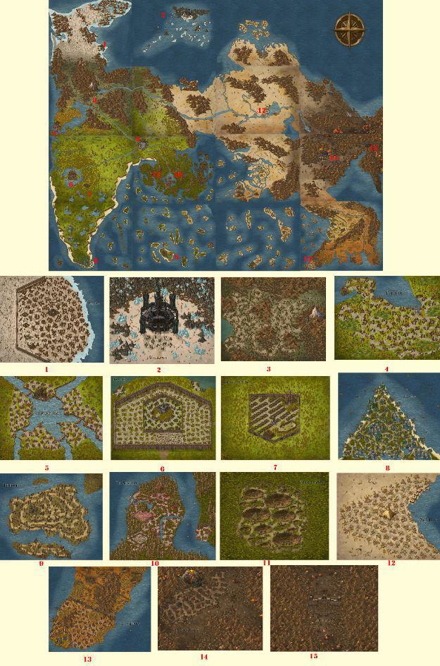 World Map w/ towns | Scrolller