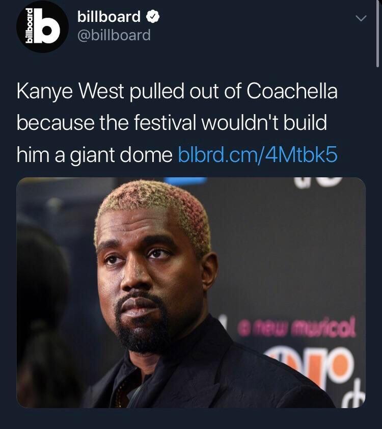 Would Lolla build a giant dome for Kanye? | Scrolller