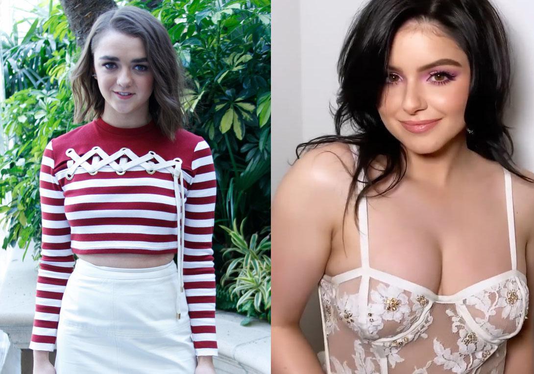 Would you rather... Titjob Ariel winter + cum on face, OR, Eat out Maisie Williams pussy ...