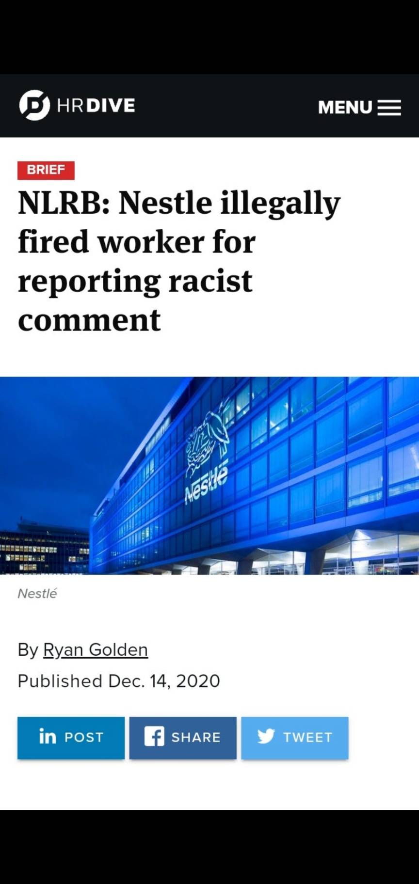 Wow nestle, great work /s | Scrolller