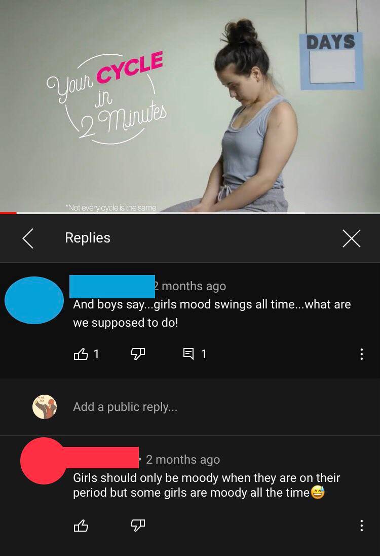 “Women should only be emotional during their periods” | Scrolller