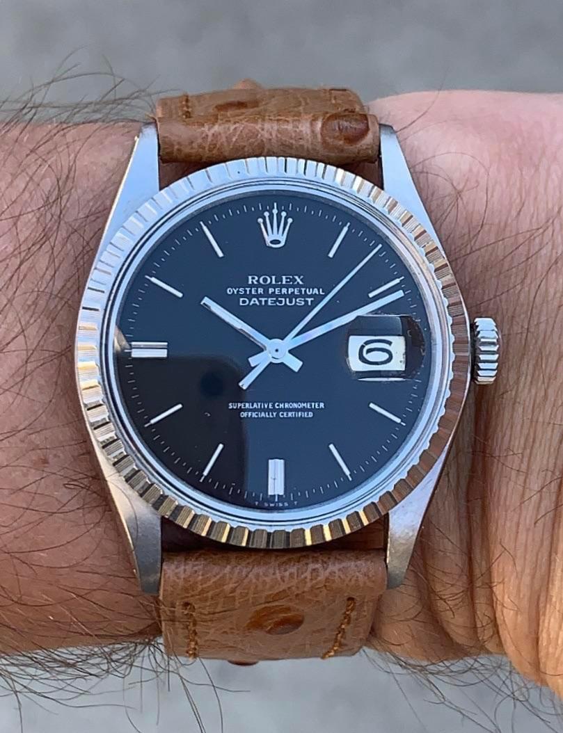 [WTS] Matte Black Rolex Datejust 1603 | Scrolller