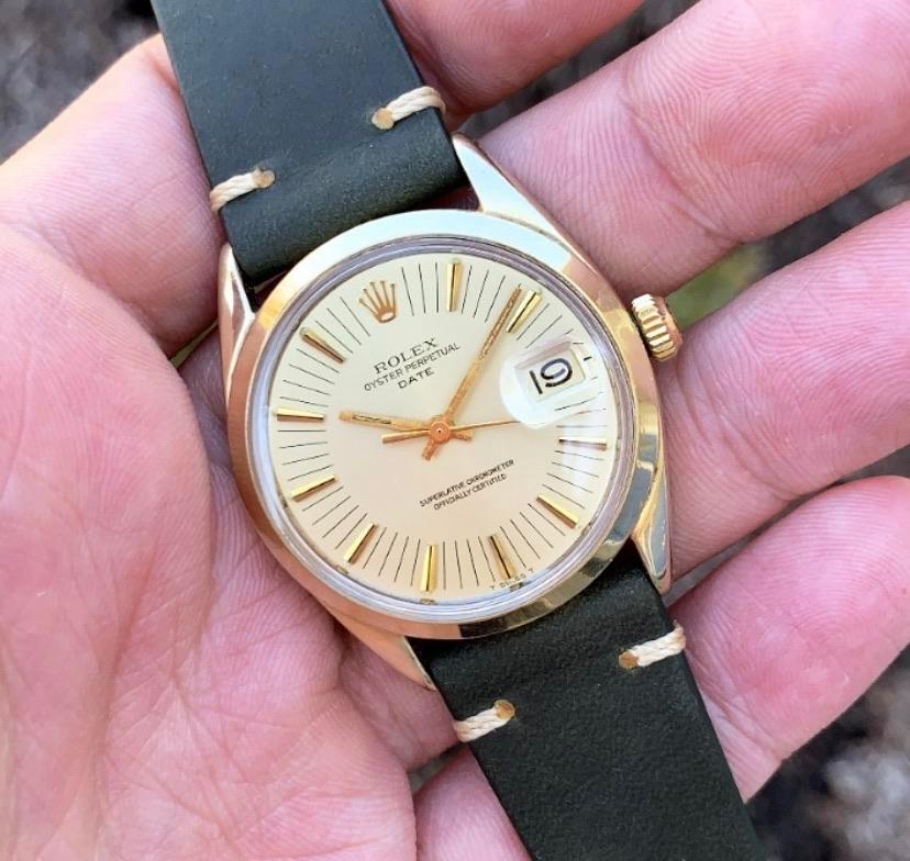 [WTS] Rare Radial dial Rolex Date from 1971! | Scrolller