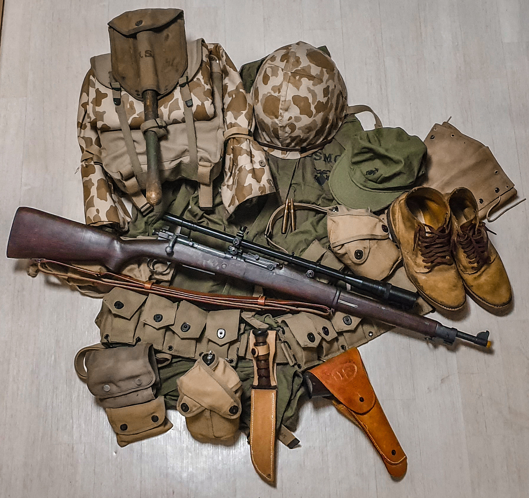 WW2 USMC Scout-sniper Kit | Scrolller