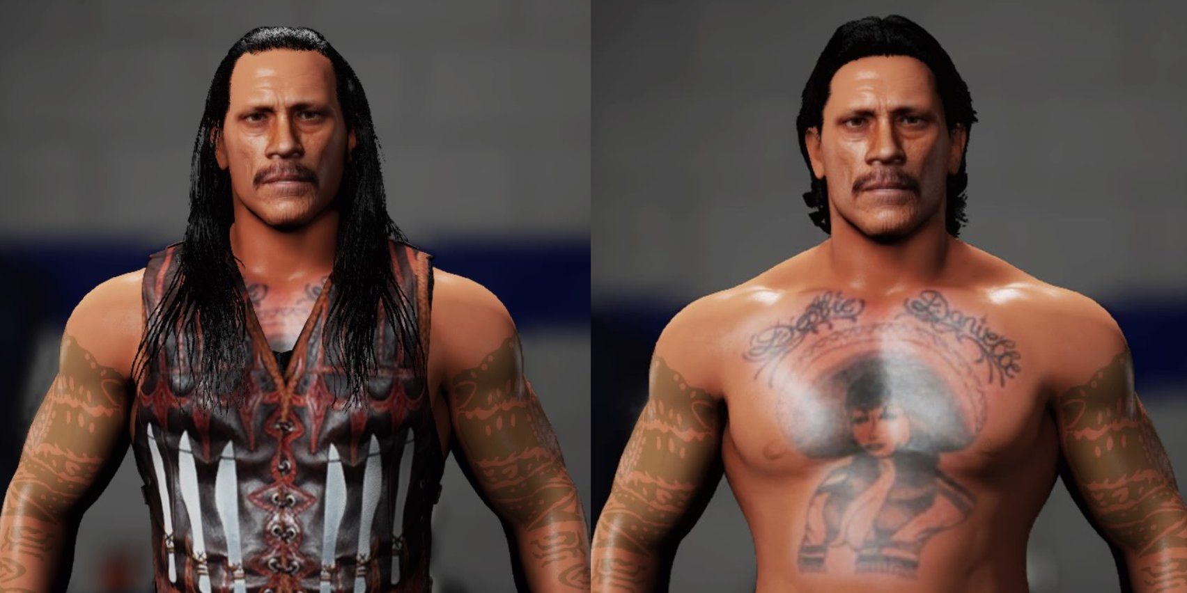 [WWE 2K18] Danny Trejo As Machete & Razor Charlie | Scrolller