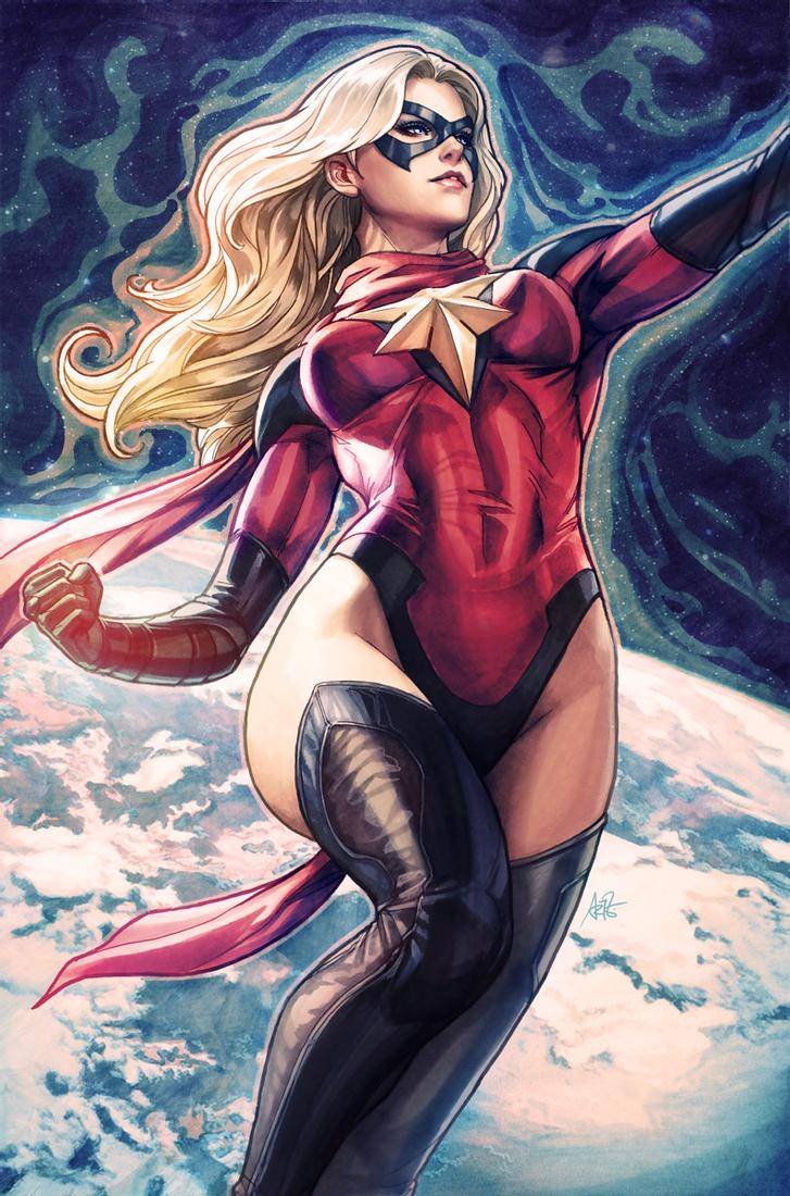 XM Ms Marvel Art by Artgerm | Scrolller